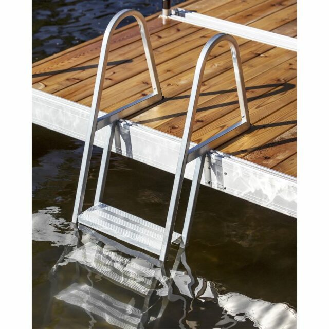 Aluminum Dock Ladder – 5 Step angled - Multinautic