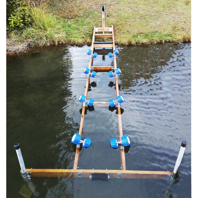 Boat ramp kit for craft up to 2500 lbs in blue The Home Depot exclusive ...