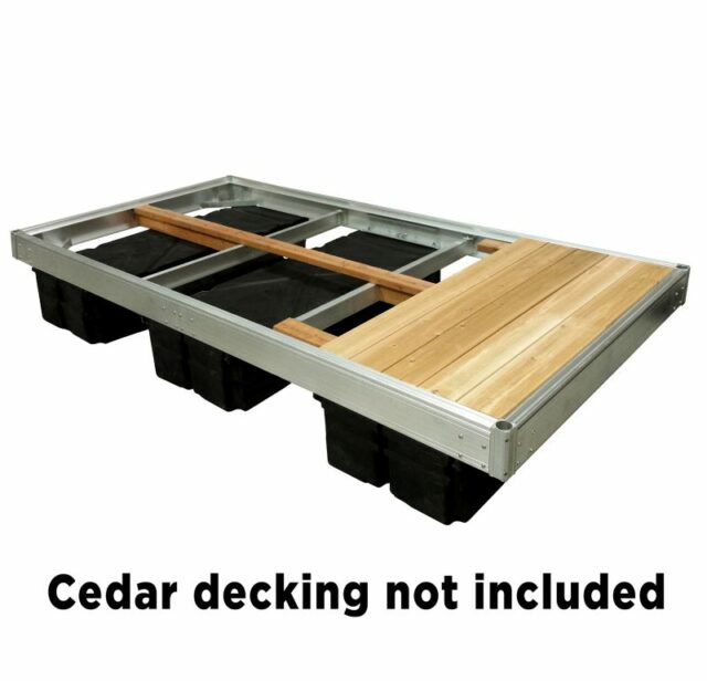 One 5' x 10' Medium profile Aluminum Floating Dock - Multinautic