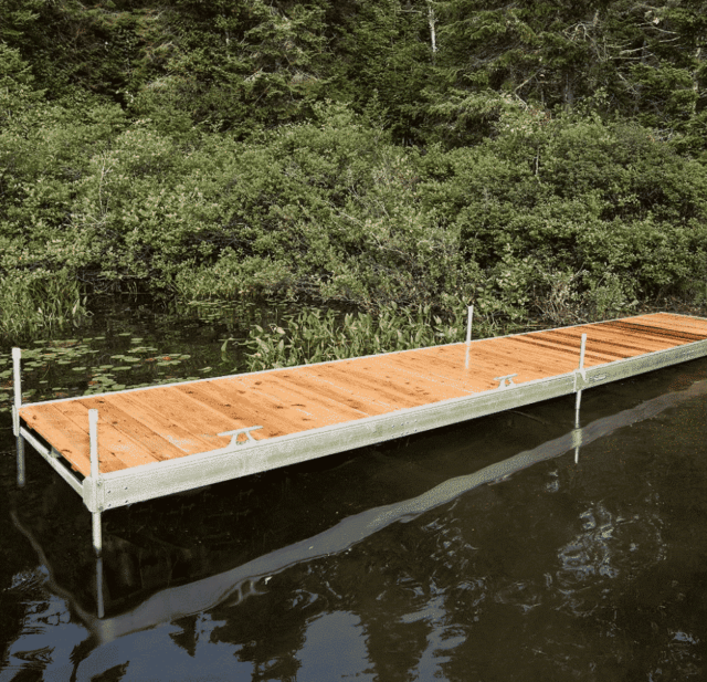 Aluminum Stationary Dock Kit 4' x 12 ft - Multinautic