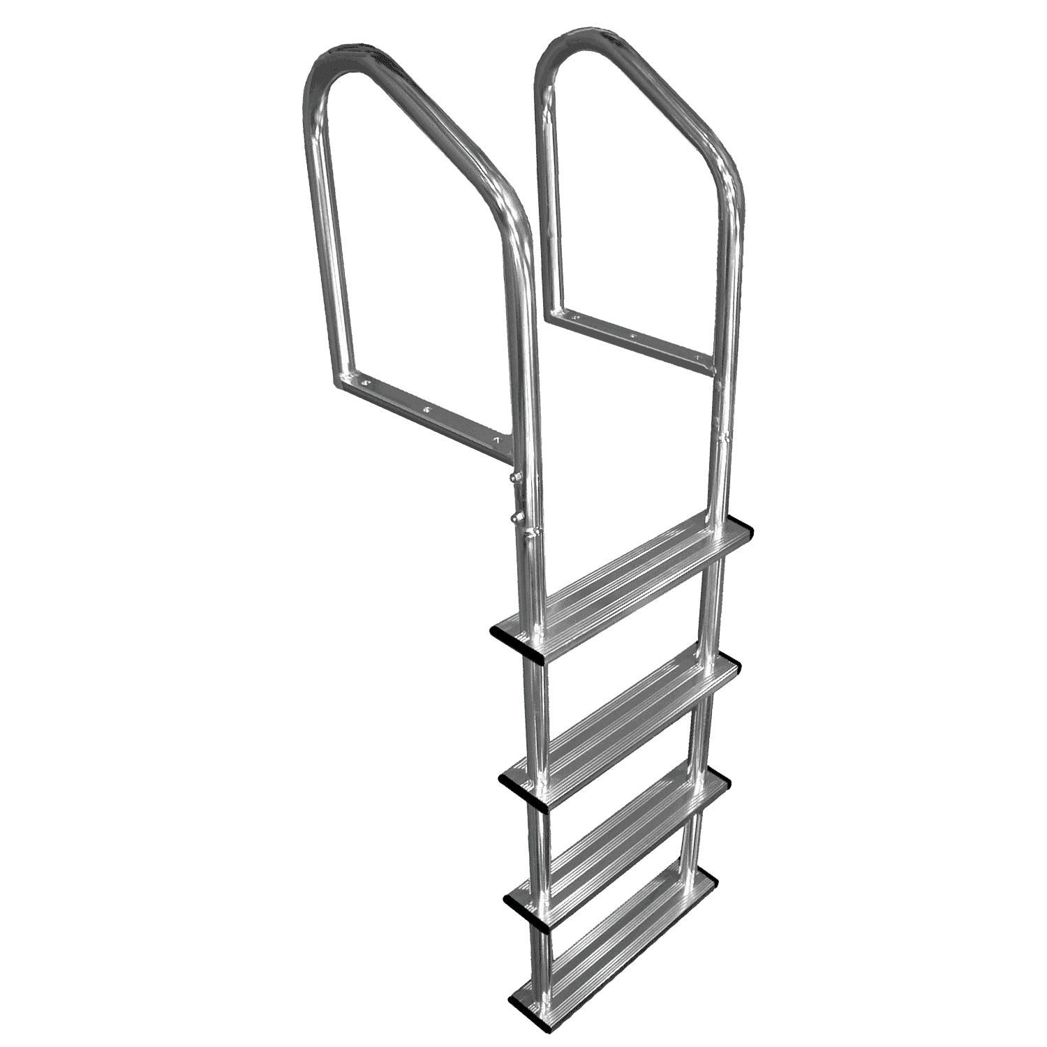 4-Step Aluminium Dock Ladder (4-inch deep steps) - Multinautic