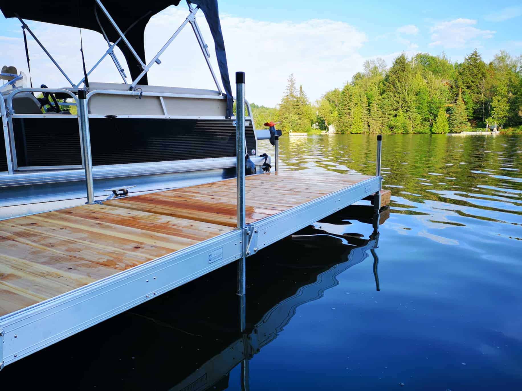 Modular aluminum dock system - Multinautic