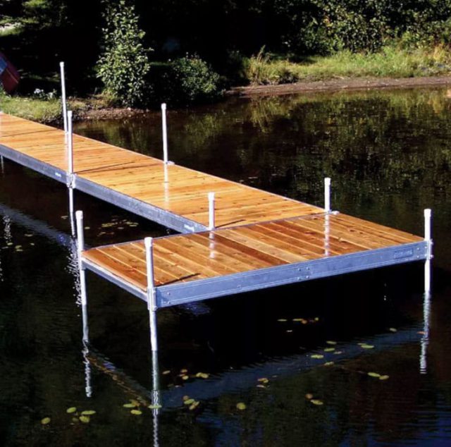 Aluminum Stationary Dock Kit 4' x 12 ft - Multinautic